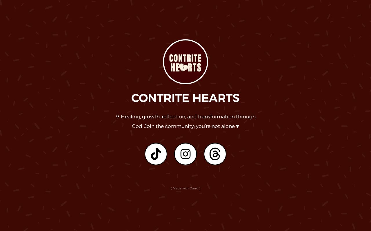 Contrite Hearts